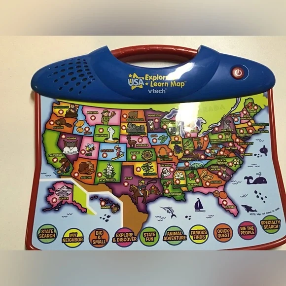 vtech | Toys | V Tech Learning Explore Learn Map Orig Owner Guc Battery ...
